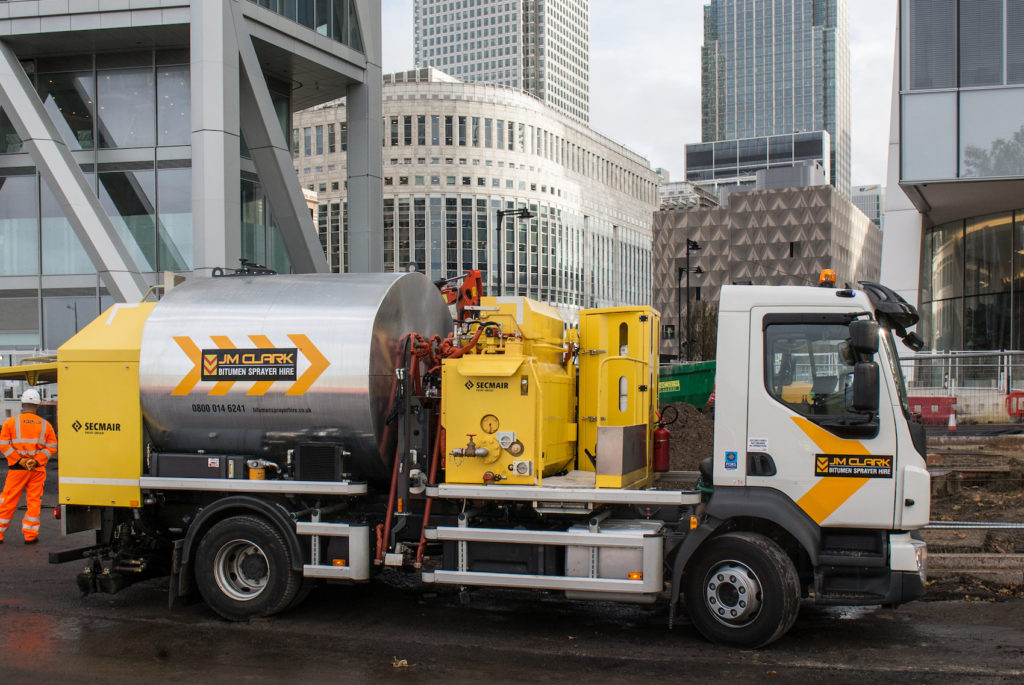 Spray Tanker hire | Bitumen Road Tankers | – JM Clark Ltd