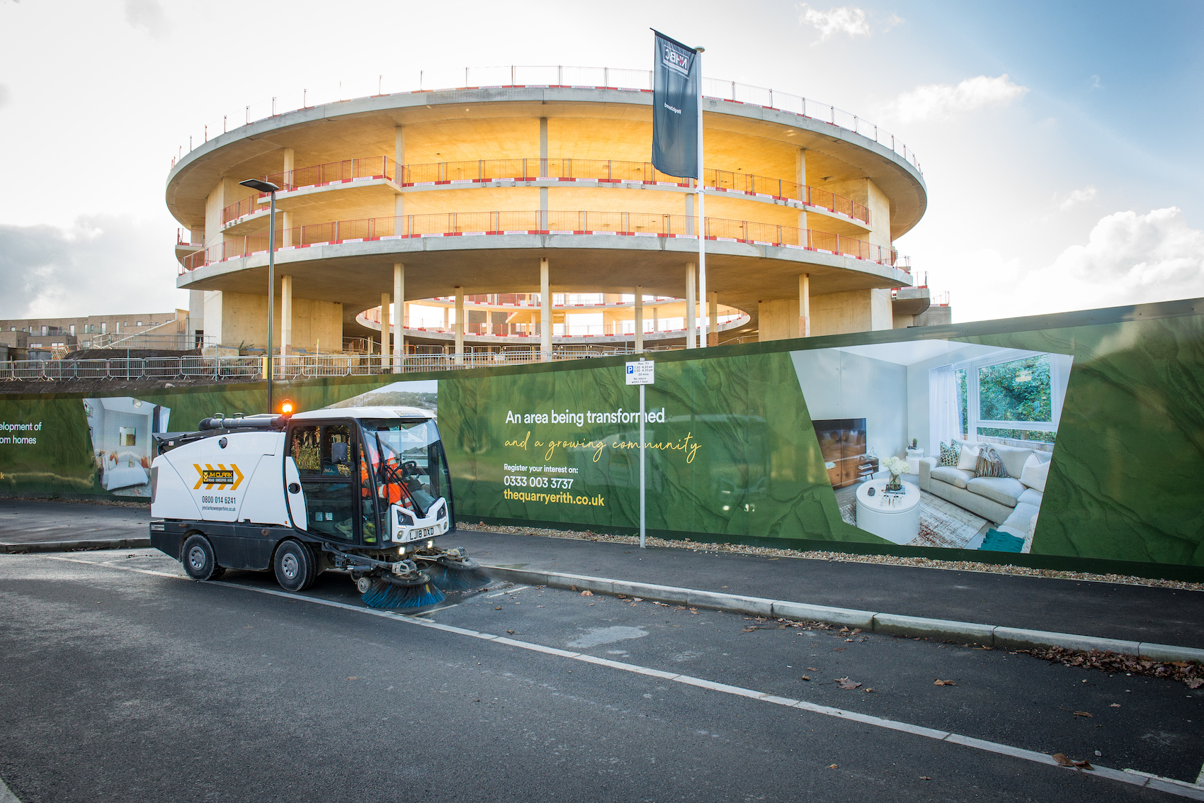 Mini road sweeper hire | Compact sweepers | JM Clark Ltd