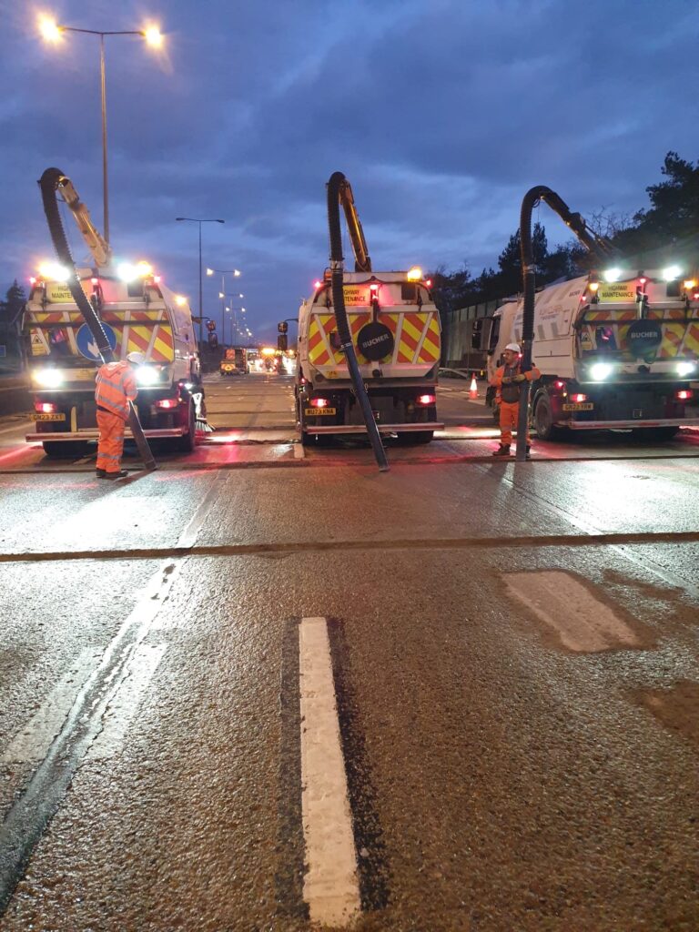 Road sweeper hire | Operated sweeper hire | JM Clark